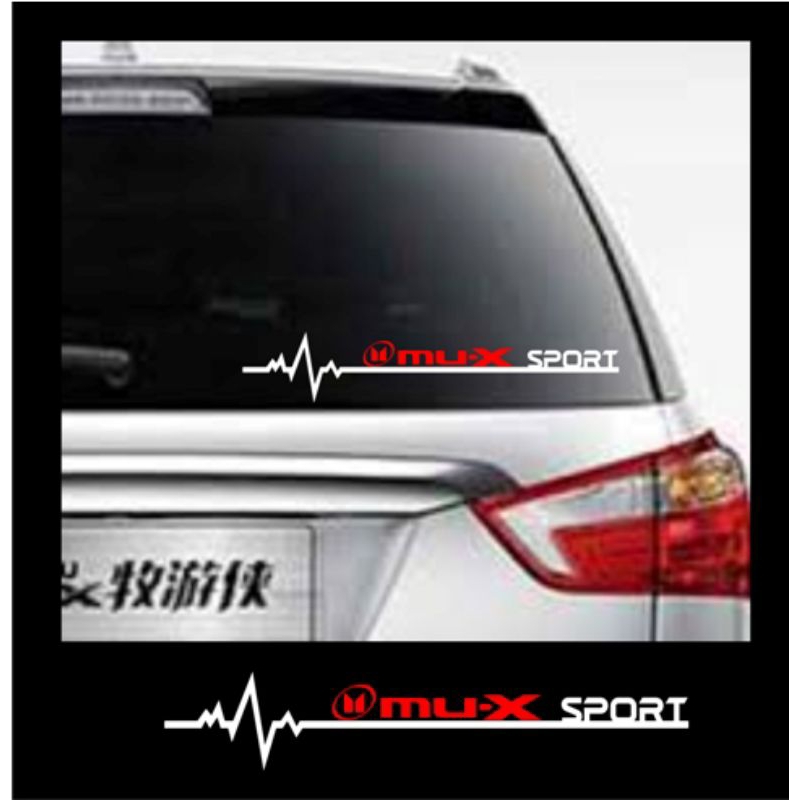 Isuzu Mu-X SPORT Sticker for Rear | Shopee Philippines