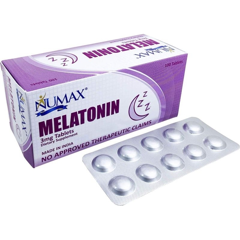Numax Melatonin 3mg 100 tablets/Box for Better Sleep | Shopee Philippines