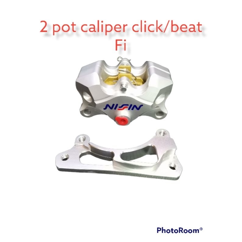 L9 2 pot nissin caliper set honda click 125/150/beat fi for 220mm and ...