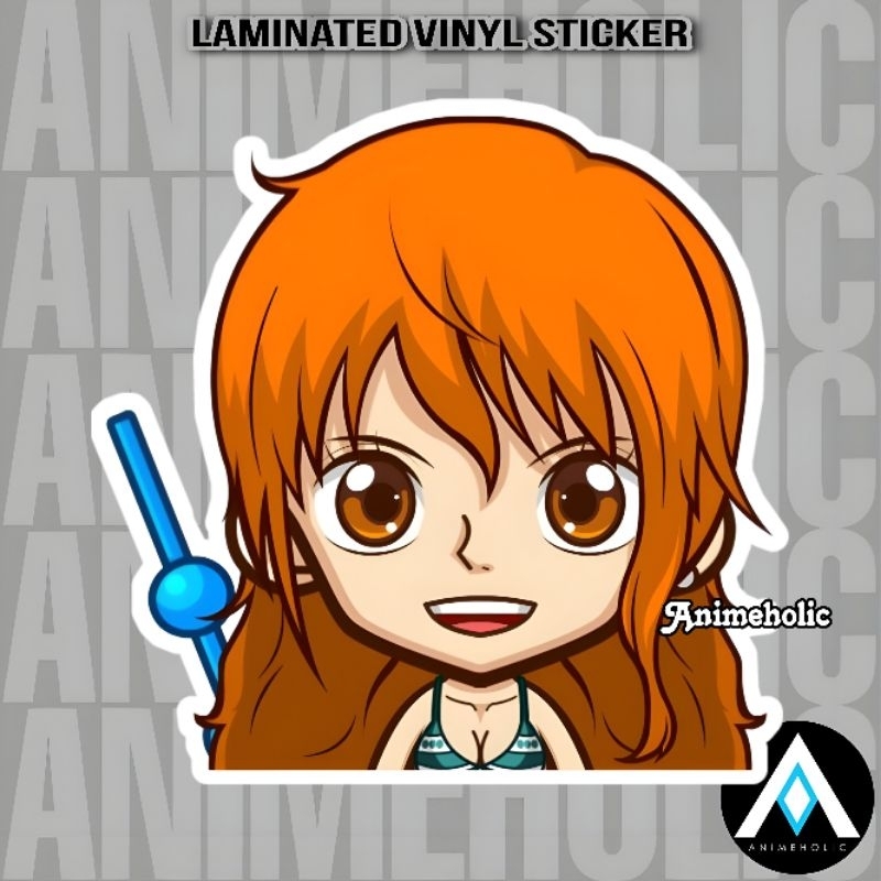 ONE PIECE NAMI LAMINATED VINYL STICKER | Shopee Philippines