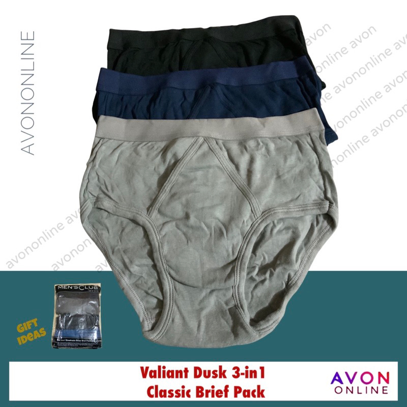 Avon Valiant Dusk 3in1 Classic Brief Pack | Shopee Philippines