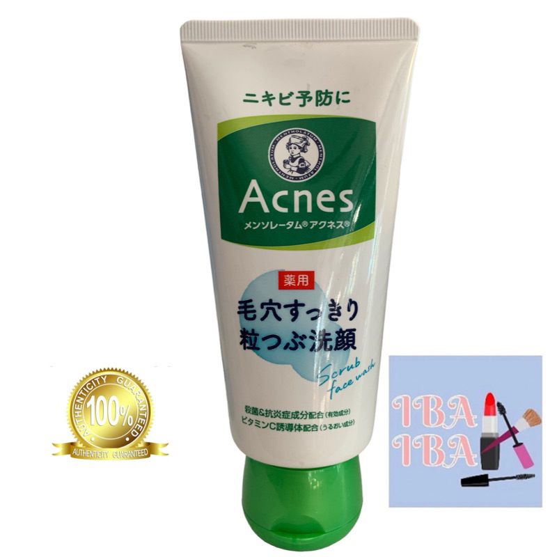 Acnes Medicated Facial wash for pimple(cream/scrub) | Shopee Philippines