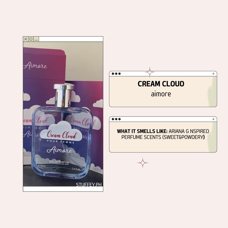 CREAM CLOUD Aimore 5ml and 35ml decant/takal PERFUME FOR WOMEN (Ariana ...