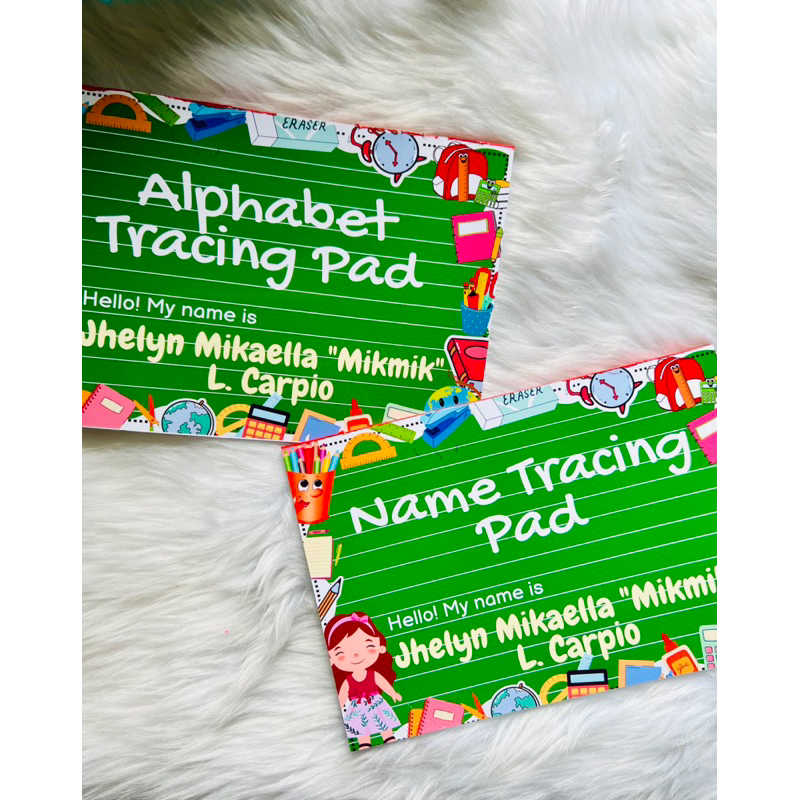 Name tracing pad (40pages) | Shopee Philippines