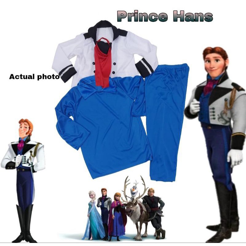 Frozen Prince Hanz Set Costume for kids | Shopee Philippines