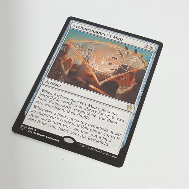 MTG Card ARCHAEOMANCER'S MAP Magic the Gathering Trading Card Game ...