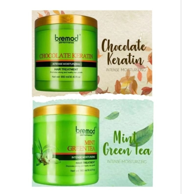 Bremod Hair Treatment Intense Hair Moisturizer Chocolate Keratin Mint ...