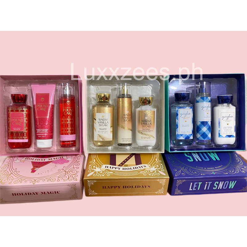 Bath and Body Works Gift Set - Full size Mist . Lotion and Shower Gel ...