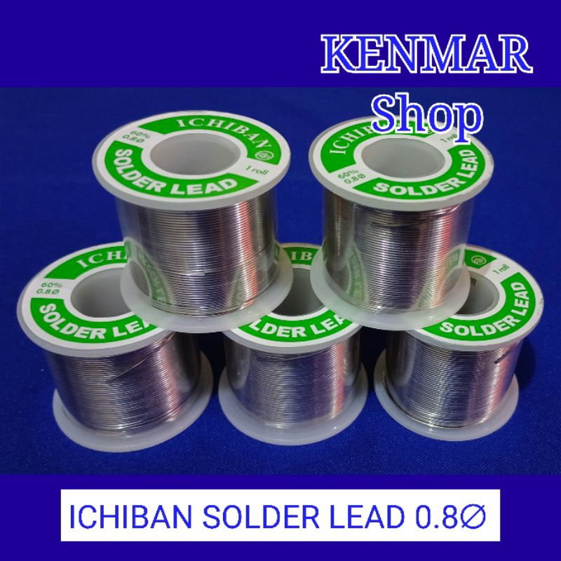 ICHIBAN SOLDER LEAD 0.8∅ ORIGINAL 1 ROLL QUICK MELT | Shopee Philippines