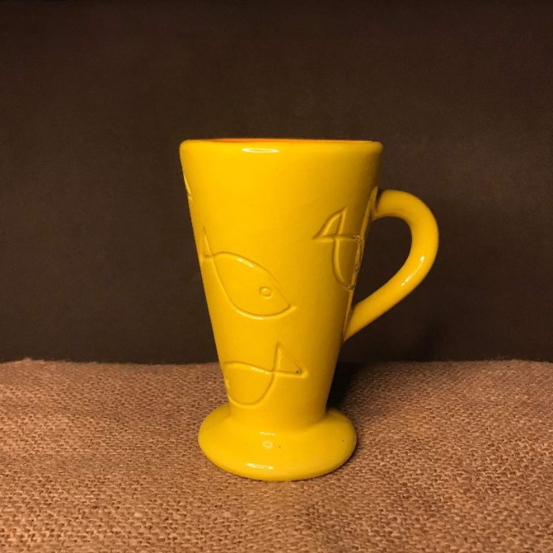 Yellow Pedestal Mug (UK) | Shopee Philippines