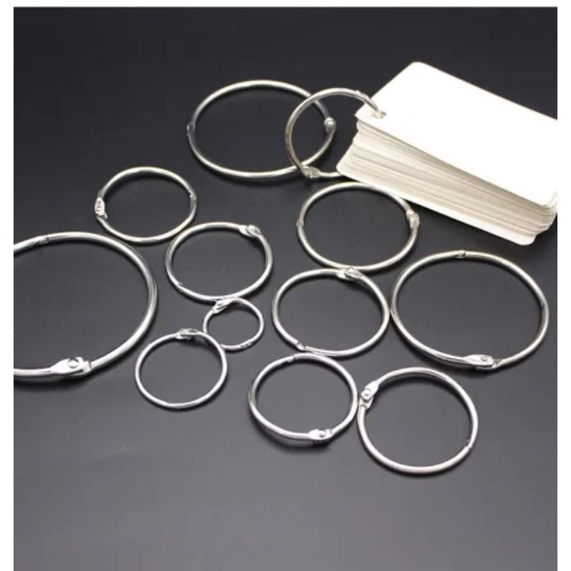 Card Ring or Book Rings Loose Leaf Binder Ring | Shopee Philippines