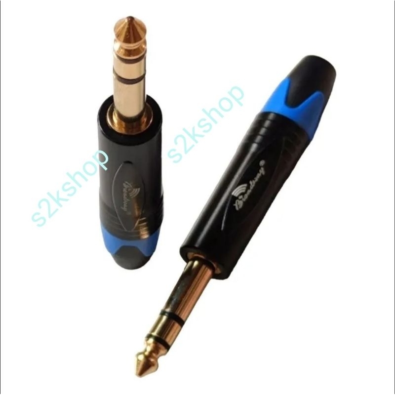 PL 55 stereo MALE plug broadway 1pc | Shopee Philippines