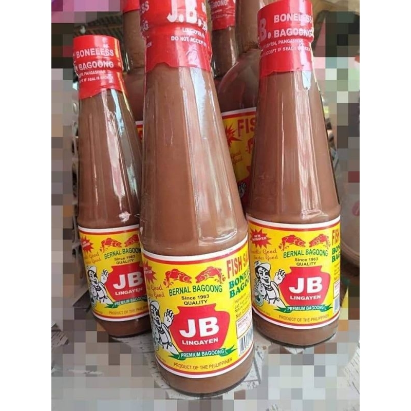 JB Boneless Bagoong Pure ISDA 320ML from Lingayen Pangasinan | Shopee Philippines