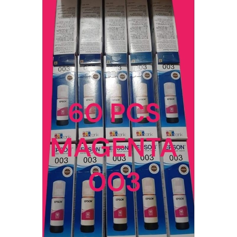 GENUINE 003 INK MAGENTA 60 PCS 1 BOX | Shopee Philippines