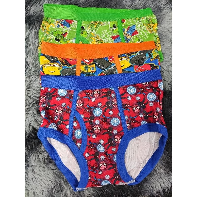 Brief Character for Kids 1-8years old 3PCS | Shopee Philippines
