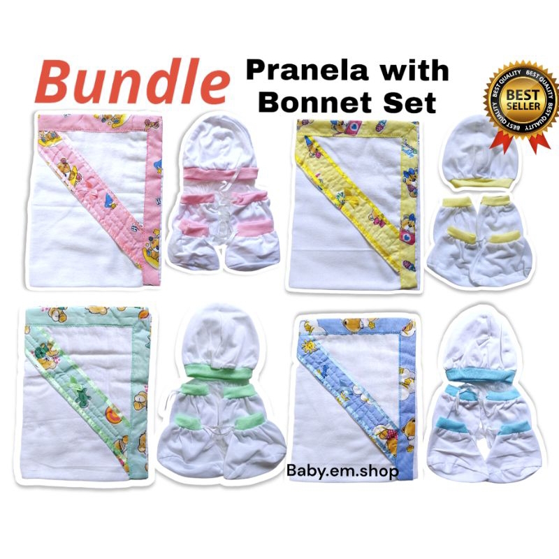 PRANELA WITH BONNET SET 3-1 for baby 0-6 months / Newborn Hooded ...