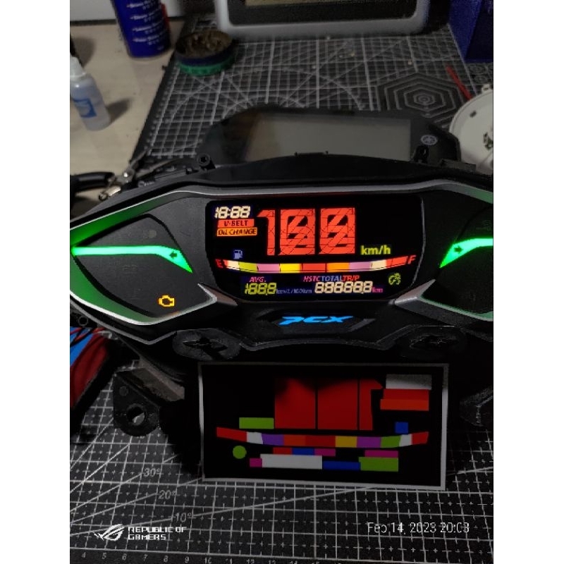 PCX 160 MULTICOLORED SPEEDOMETER | Shopee Philippines