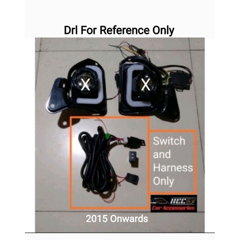 Hiace Drl Harness and Switch 2015 onwards Grandia Commuter for Fog ...
