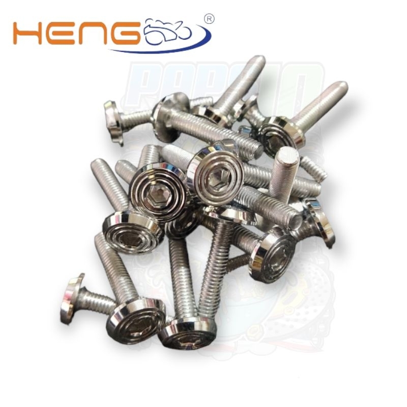 HENG VISOR BOLT, WINDSHIELD BOLT NMAX/AEROX V1/V2, ADV (SOLD PER PIECE ...