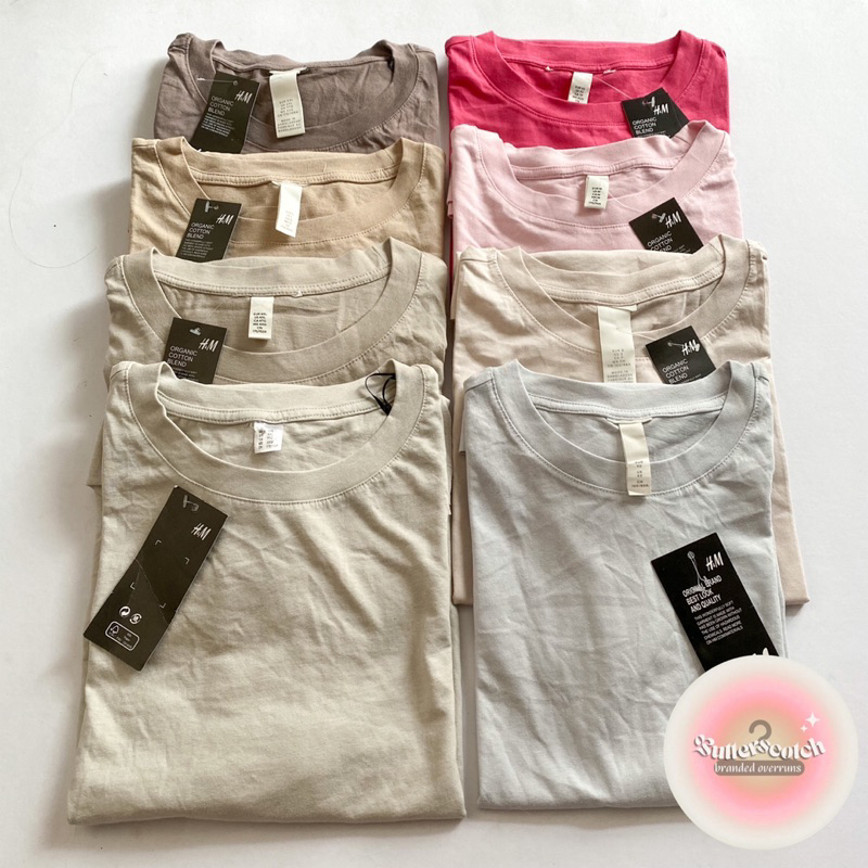 H&M Basic Cotton Shirt (actual photo) | Shopee Philippines