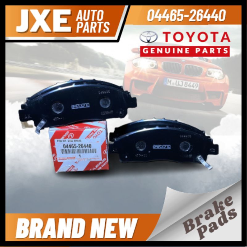 Toyota Brake Pads Disc Kit for HI-ACE COMMUTER DELUXE, SUPER GRANDIA GL, 2019-2021 (04465-26440 ...