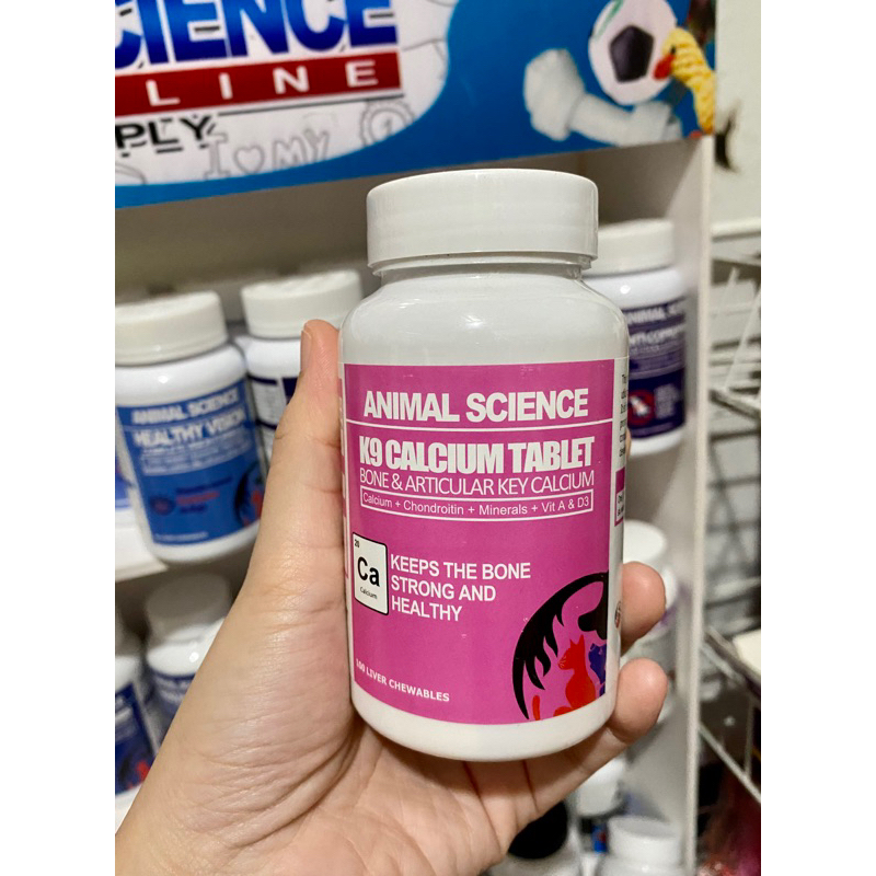 New packaging Animal Science K9 Calcium Tablet (100 chewables) | Shopee ...