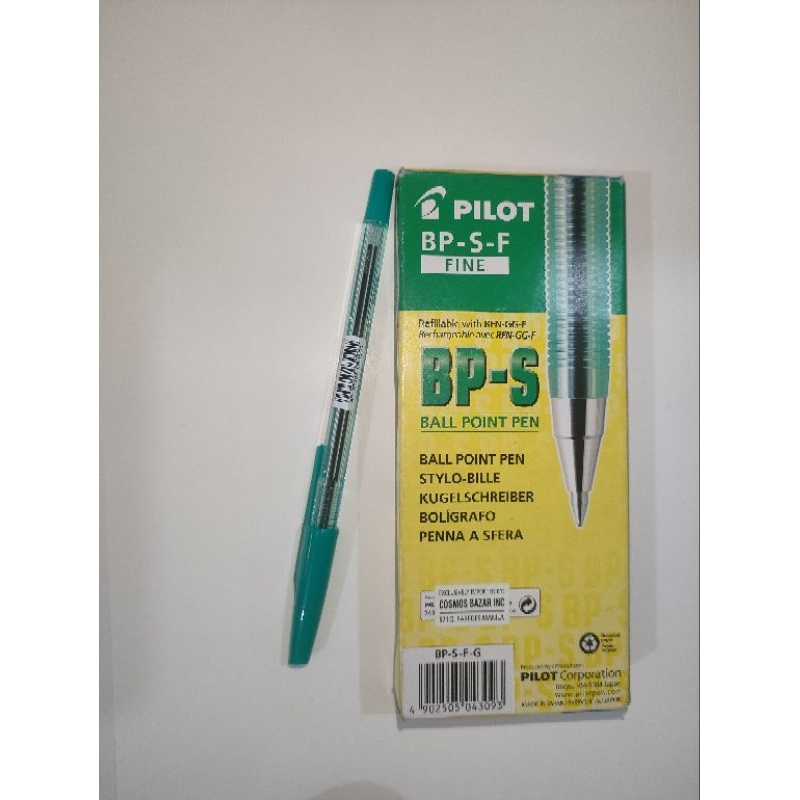 Pilot BP-S-F / BPS Fine Ball point pen ballpen ( per piece ) | Shopee ...