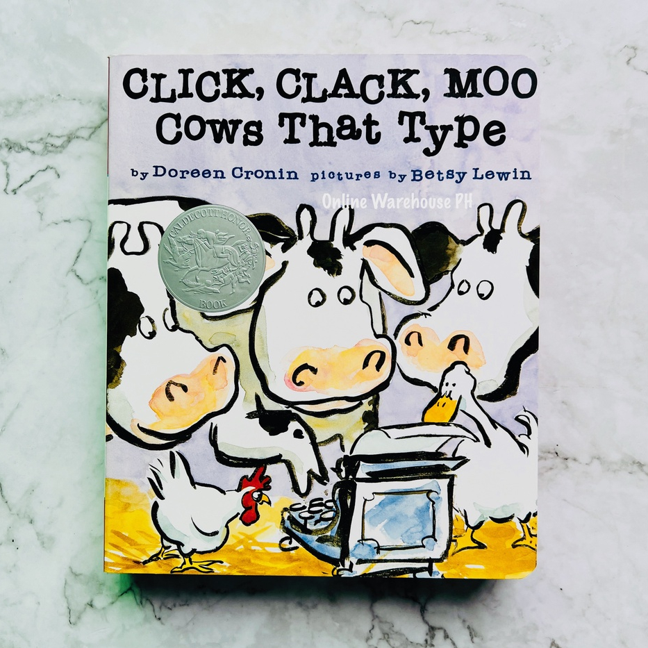 Click, Clack, MOO Cows That Type by Doreen Cronin (Board Book) - On ...