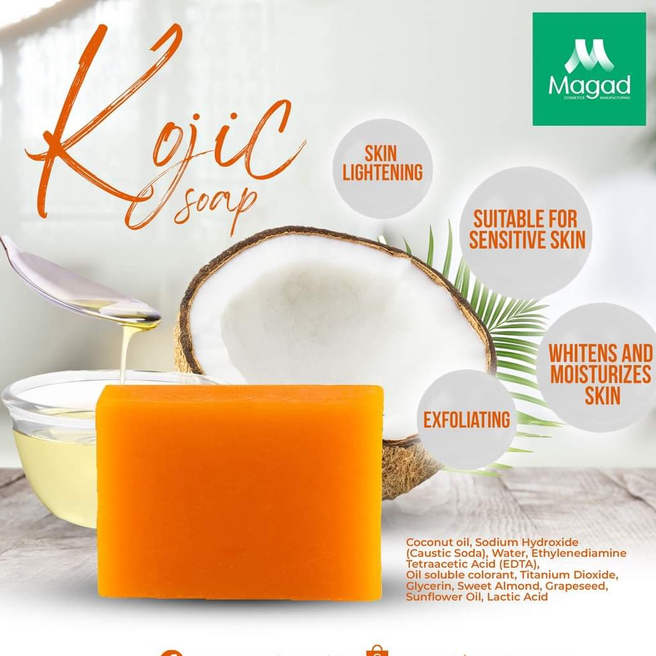 Kojic Acid Soap 70g. (frecles, malasma, hyperpigmentation) | Shopee ...