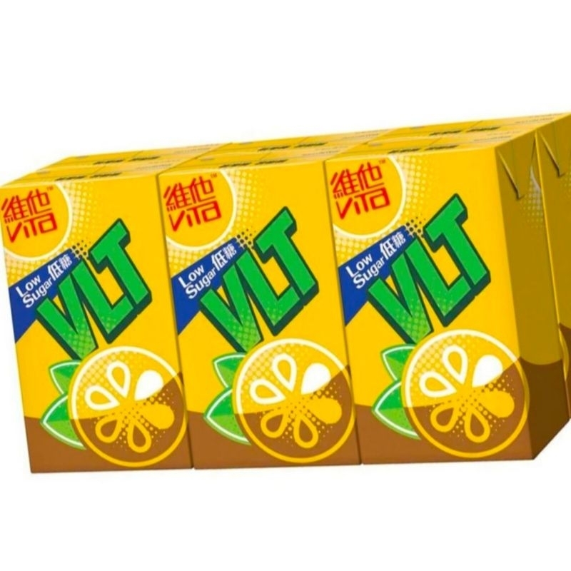 VITA VLT Lemon Tea Drank Low Sugar 250ml×6 Hong Kong Import | Shopee ...