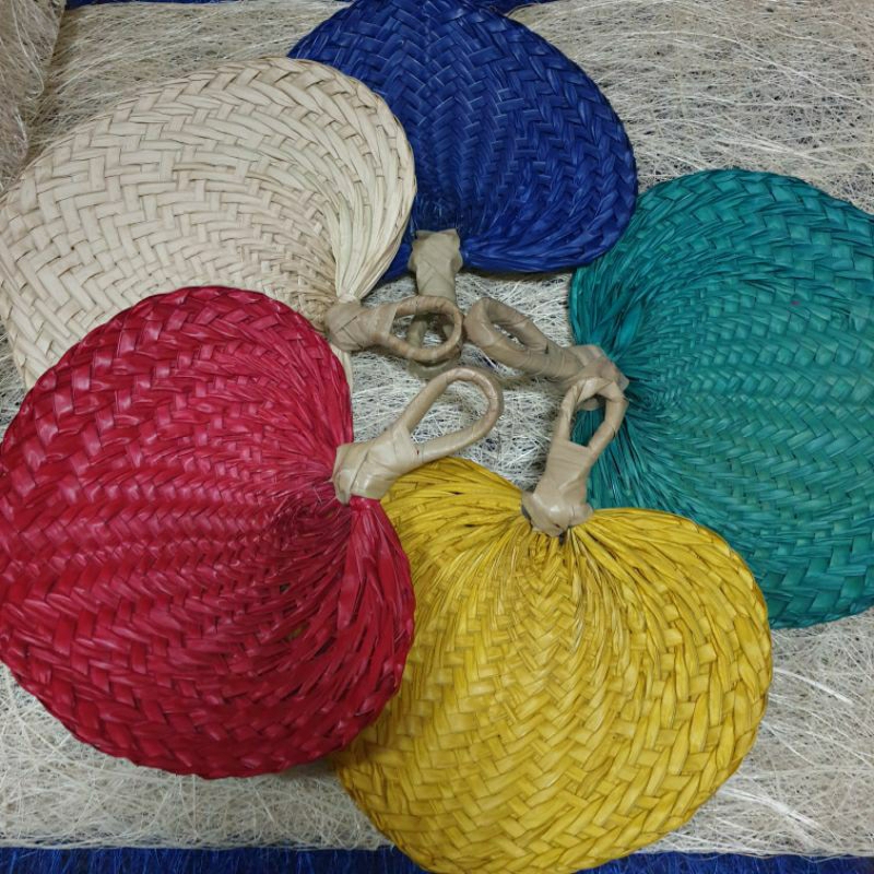 abaniko pamaypay (bicol) MIXED of 11 to 12 inches diameter | Shopee ...