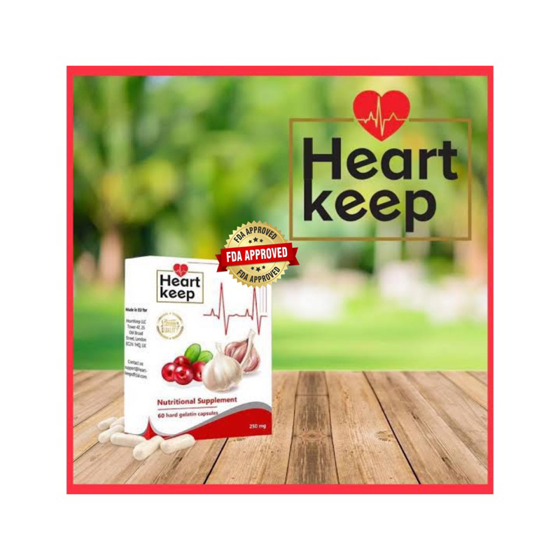 Authentic Heart Keep Supplement For Good Blood Pressure | Shopee ...