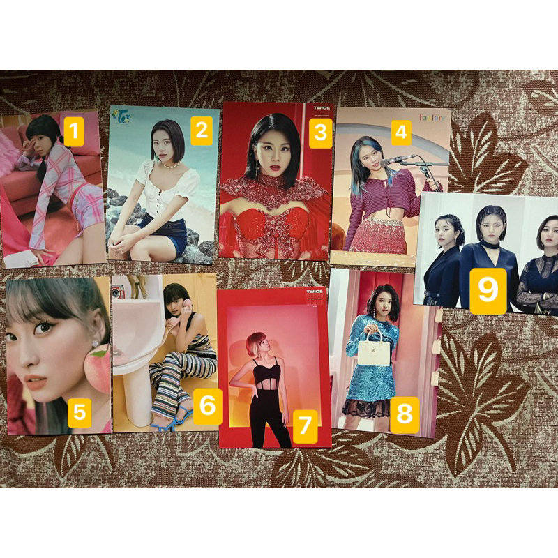 TWICE OFFICIAL POSTCARDS | Shopee Philippines