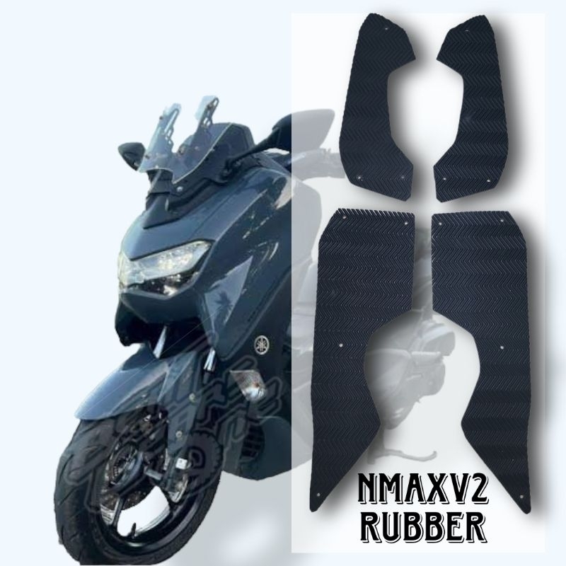 Nmax v2 rubber Matting with stainless screw Nmax | Shopee Philippines