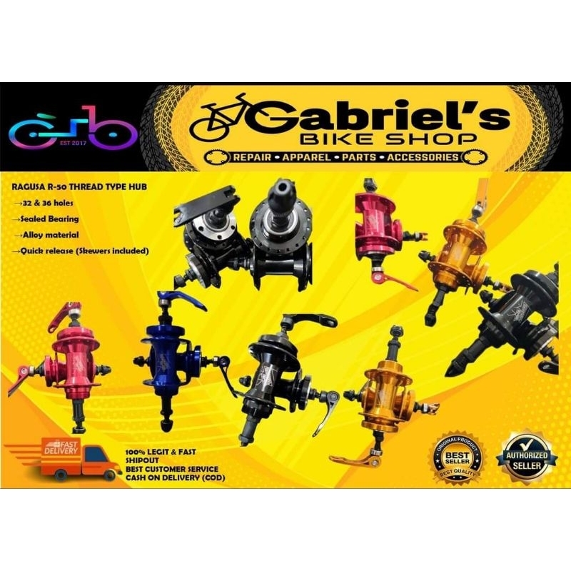 Ragusa R-50 thread Type Hubs Sealed 32/36h | Shopee Philippines