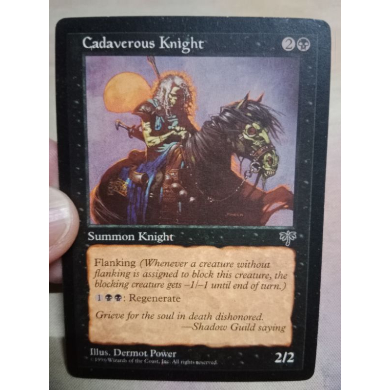 Cadaverous Knight mtg (PLAYED) | Shopee Philippines