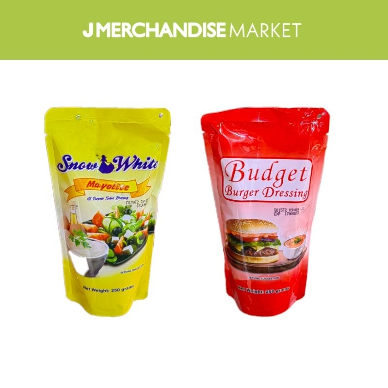 Budget Burger Dressing and Mayonaise 250g | Shopee Philippines