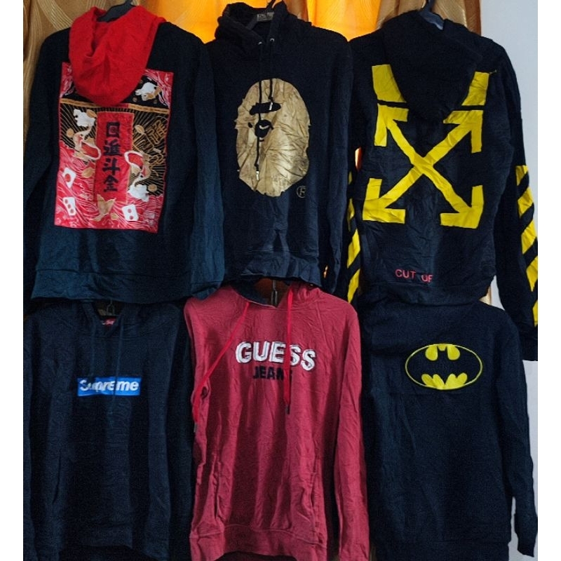 Hoodie Jacket for men and women random design | Shopee Philippines