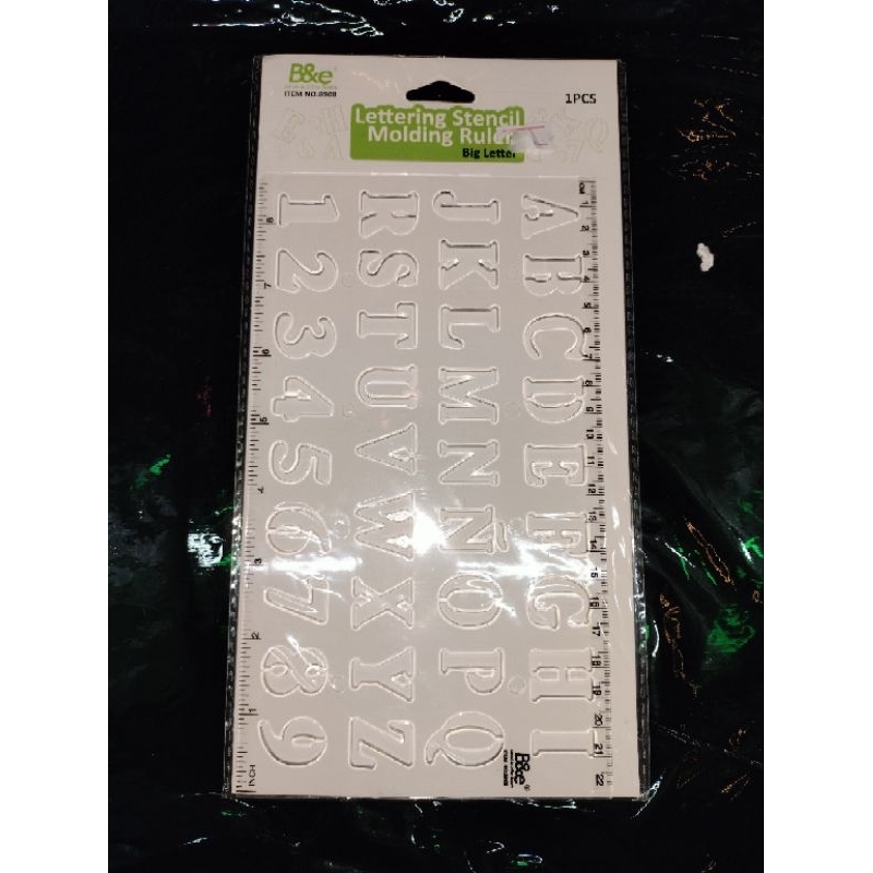 Lettering Stencil Molding Ruler | Shopee Philippines