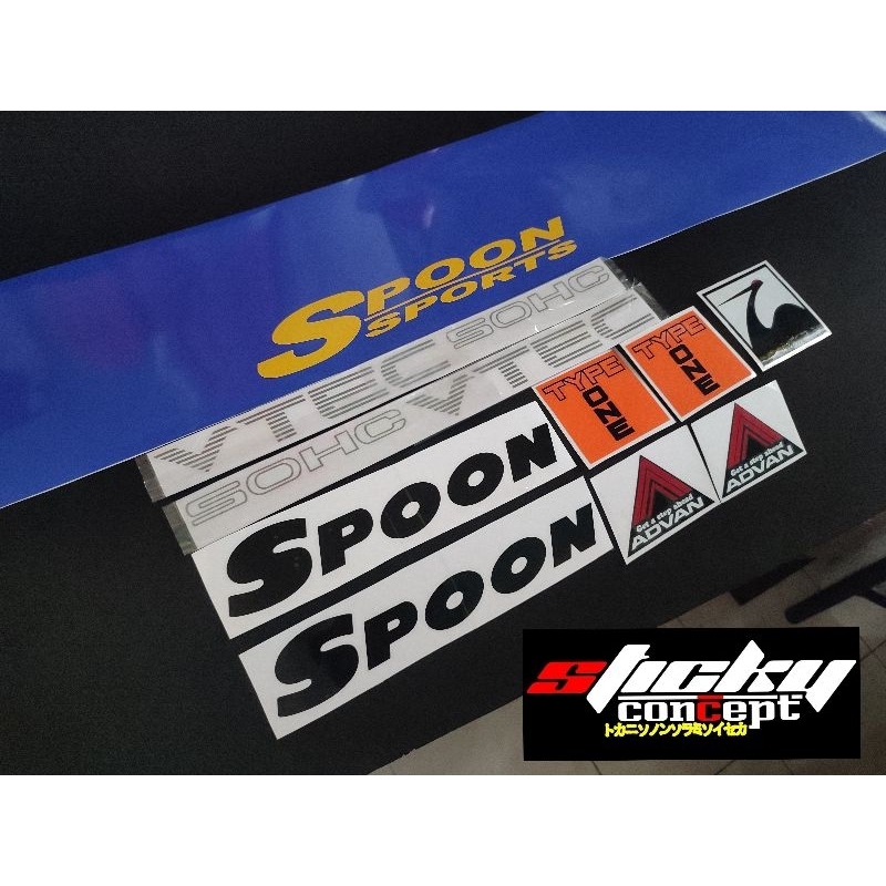 Spoon decals set yellow version | Shopee Philippines