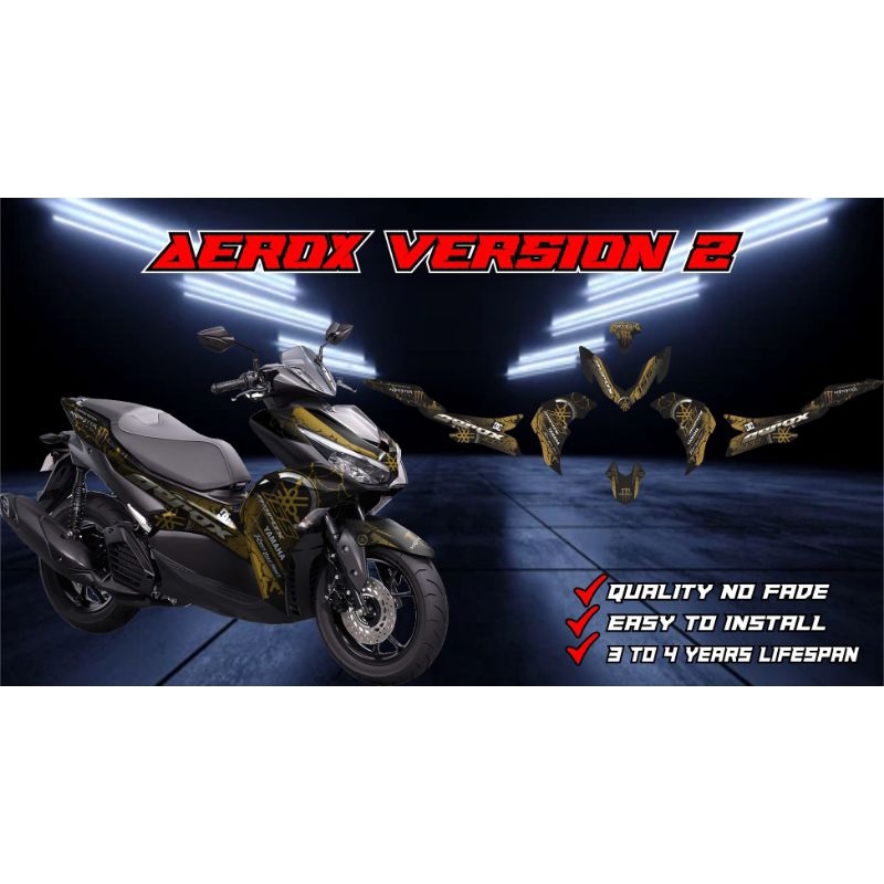 yamaha aerox v2 decals stickers | Shopee Philippines