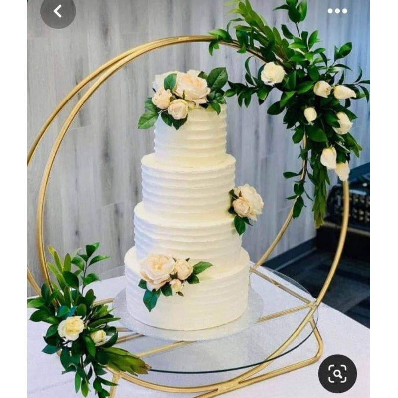 20" Hoop Cake Stand Metal Solid Steel ORIGINAL SELLER | Shopee Philippines