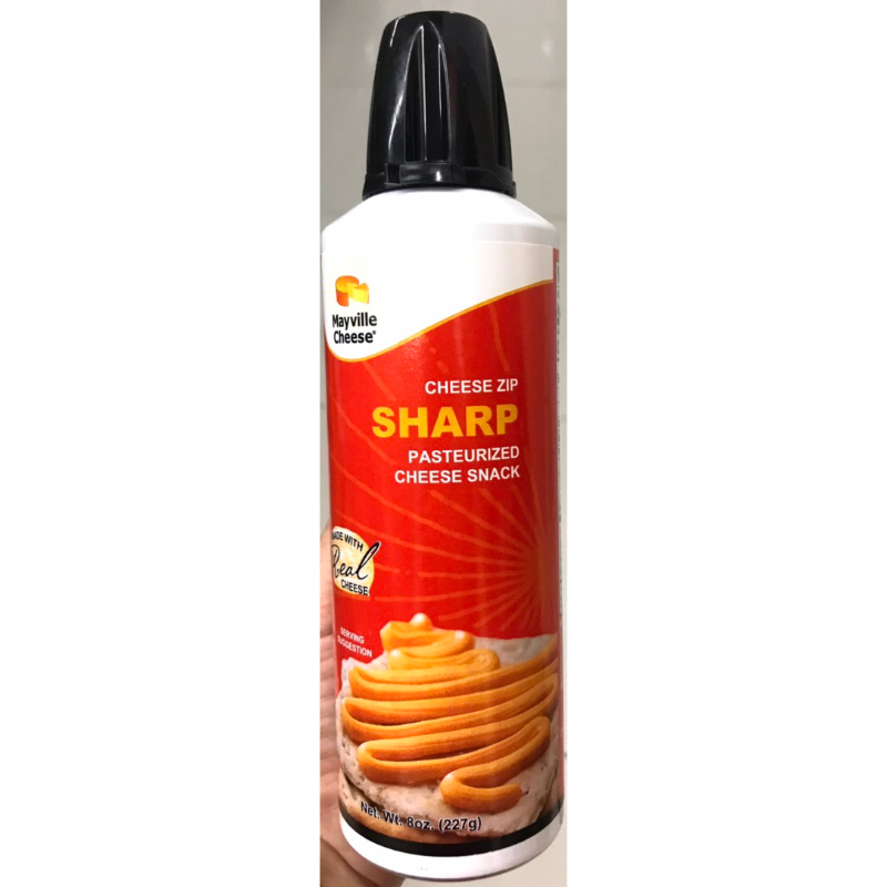Mayville Cheese Zip Sharp Pasteurized Cheese Snack 227g | Shopee ...