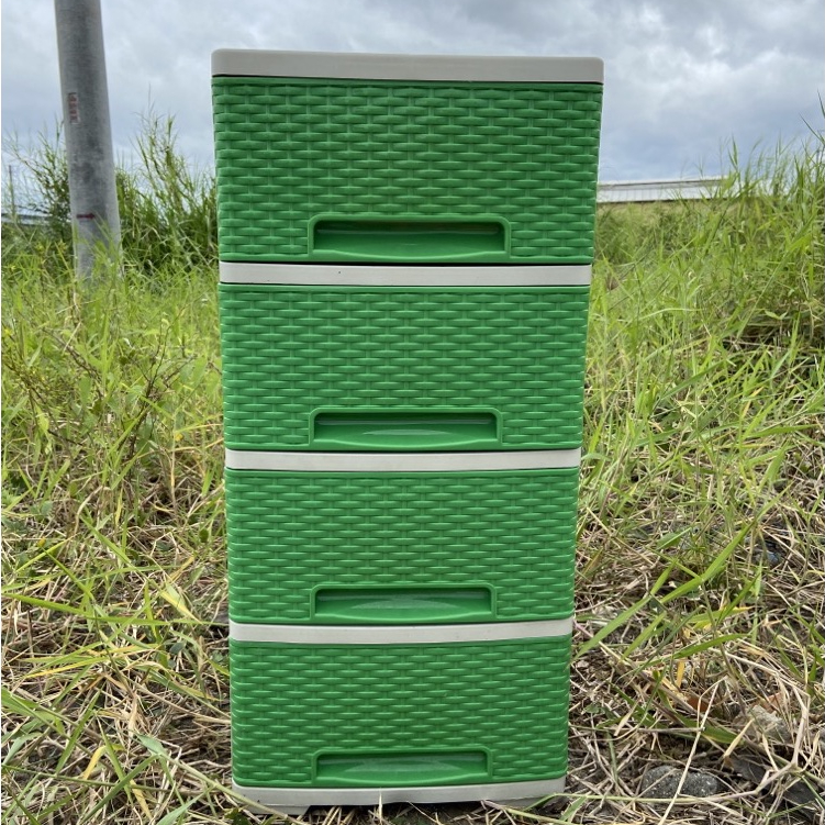 LHK 4 Layer 34" Height Durabox Wardrobe Organizer/Home Clothes Storage ...