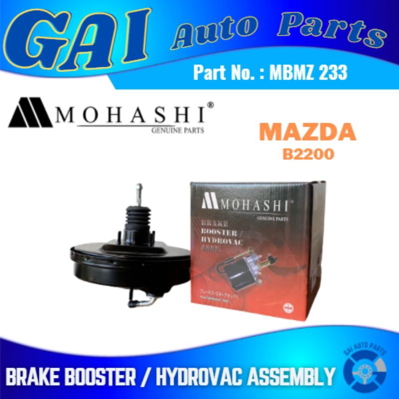 MOHASHI Brake Booster Hydrovac Assy for MAZDA B2200 (MBMZ 233) Genuine ...