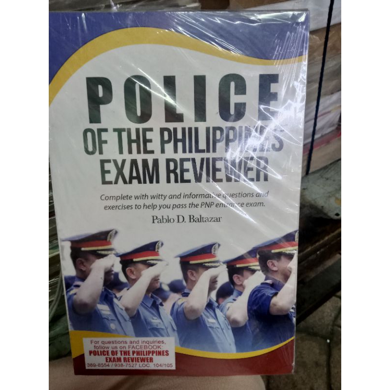 POLICE OF THE PHILIPPINES EXAM REVIEWER(BOOK SALE) | Shopee Philippines