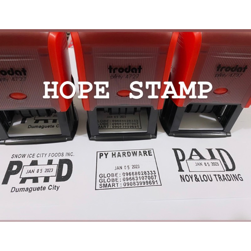 TRODAT 4727 W/DATER STAMP | Shopee Philippines