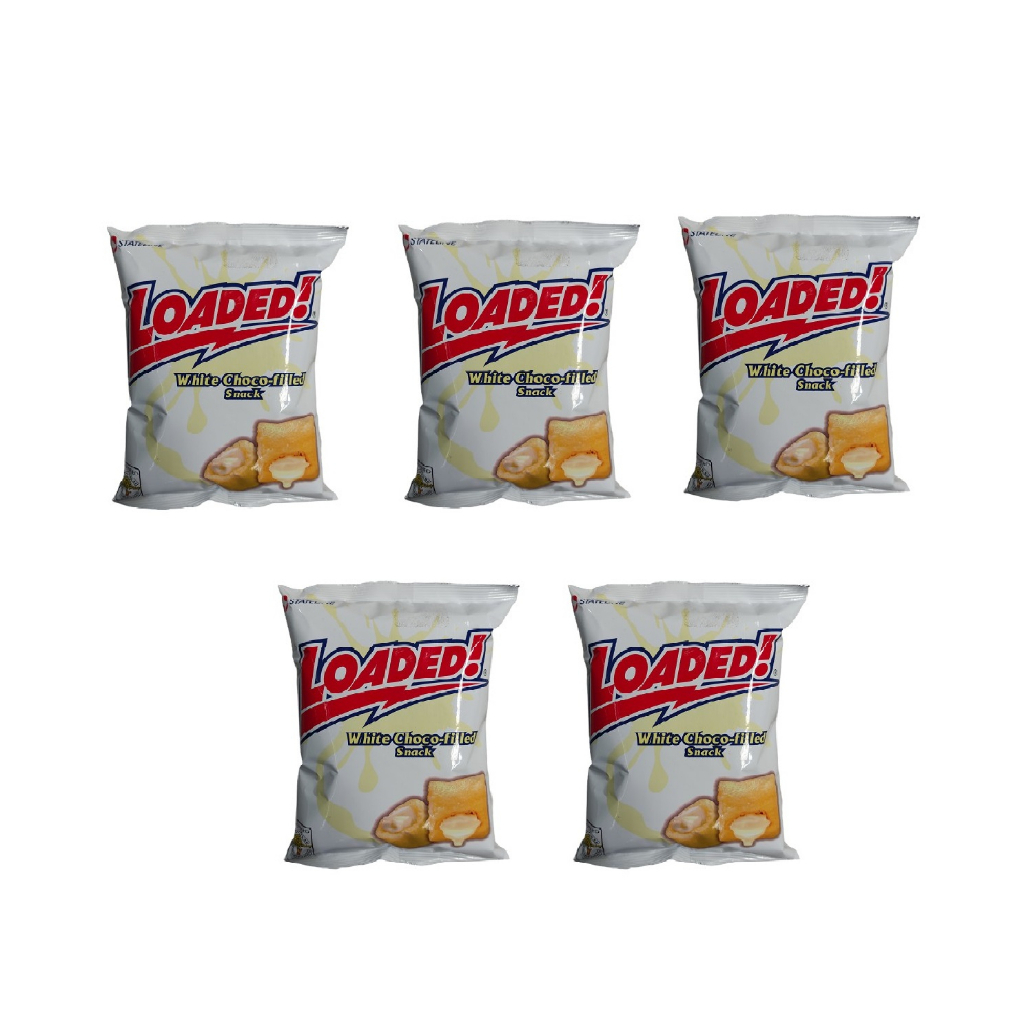 Bundle of 5 Loaded White Choco Filled Snack 65g | Shopee Philippines