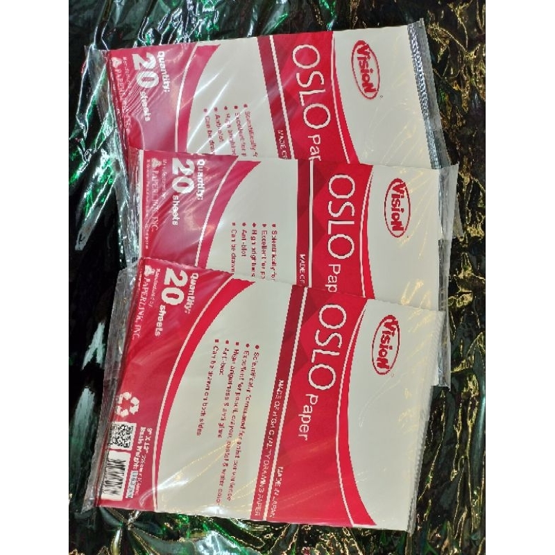 Vision OSLO Paper 116.3gsm(made in Japan) | Shopee Philippines