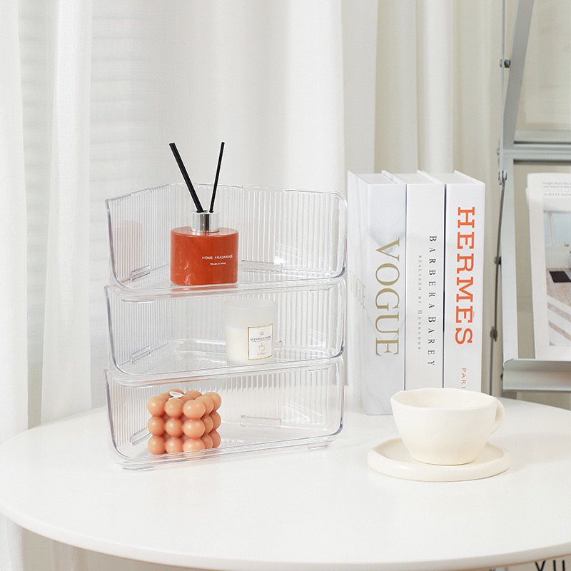 Minimalist Angle Stackable Organizer Storage Desk Organizer Rack ...